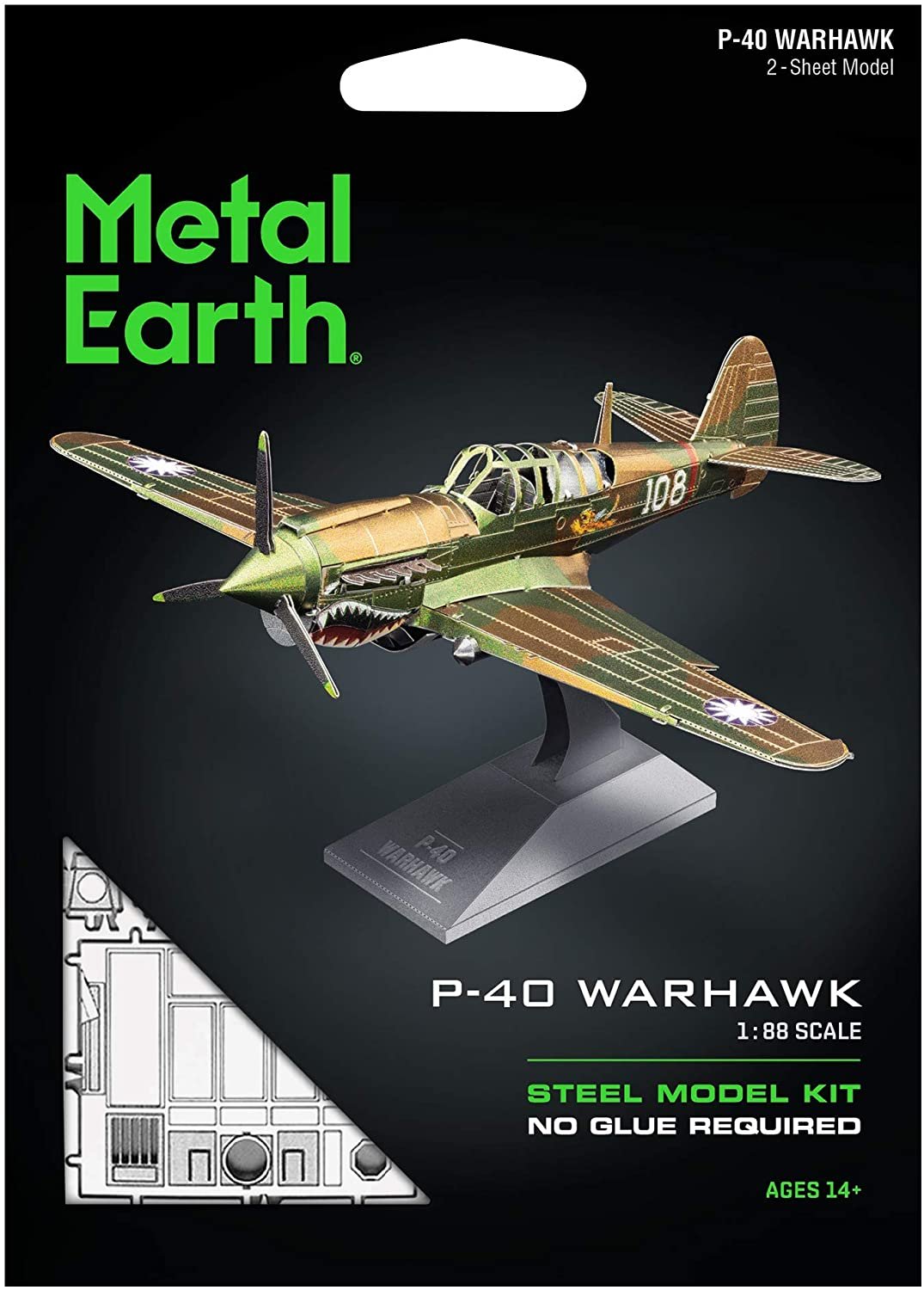 Metal Earth P-40 Warhawk – Christy’s Toy Outlet